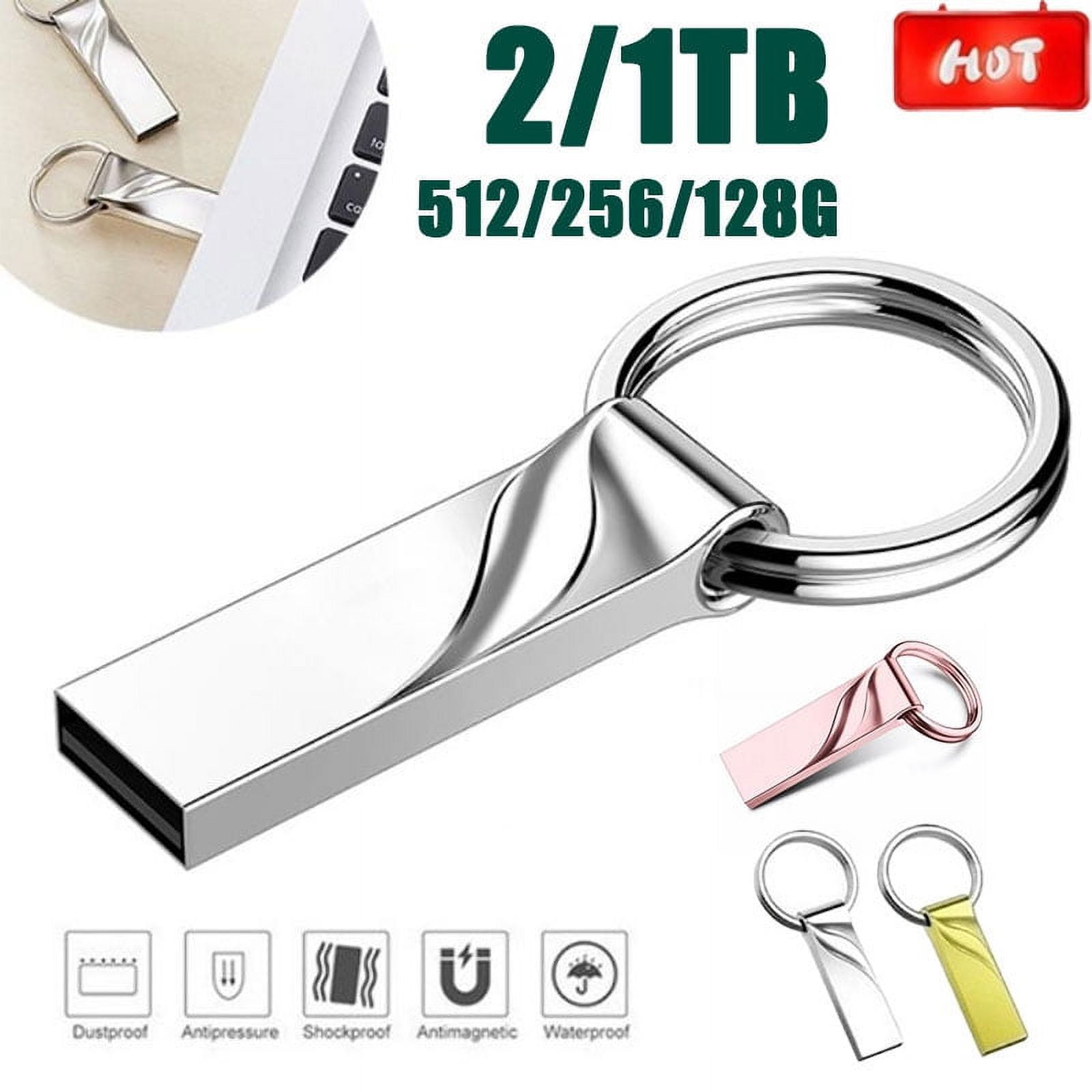 Datingday USB 3.0 Flash Drive 2TB High-Speed Data Memory Storage Thumb Stick For USB PC ...