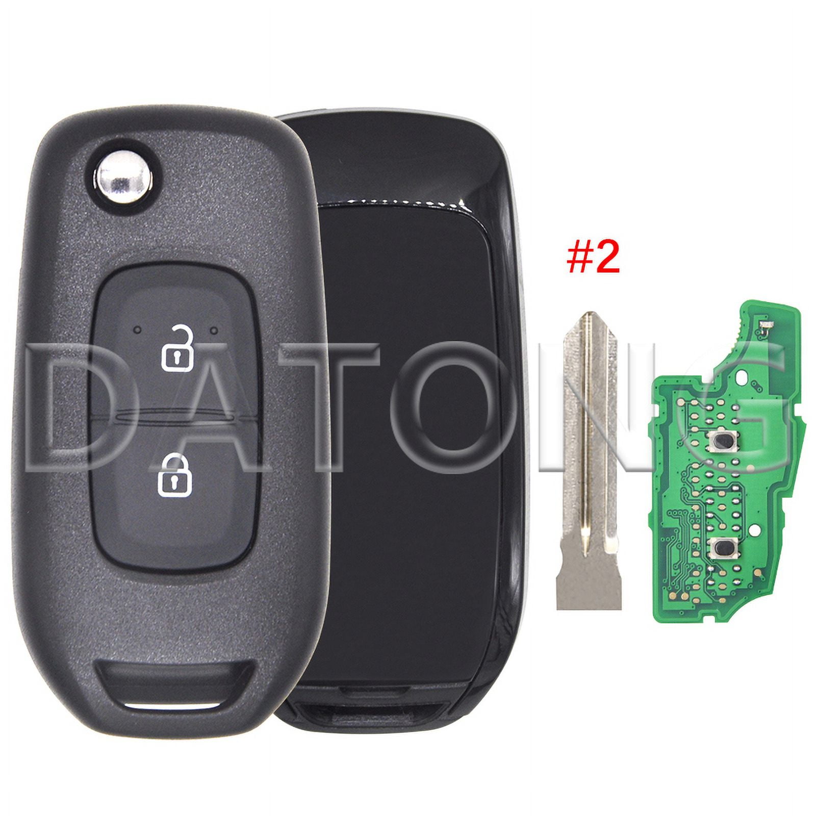 Datong World Car Remote Control Key For Renault Kiwid Dacia Logan 2 ...