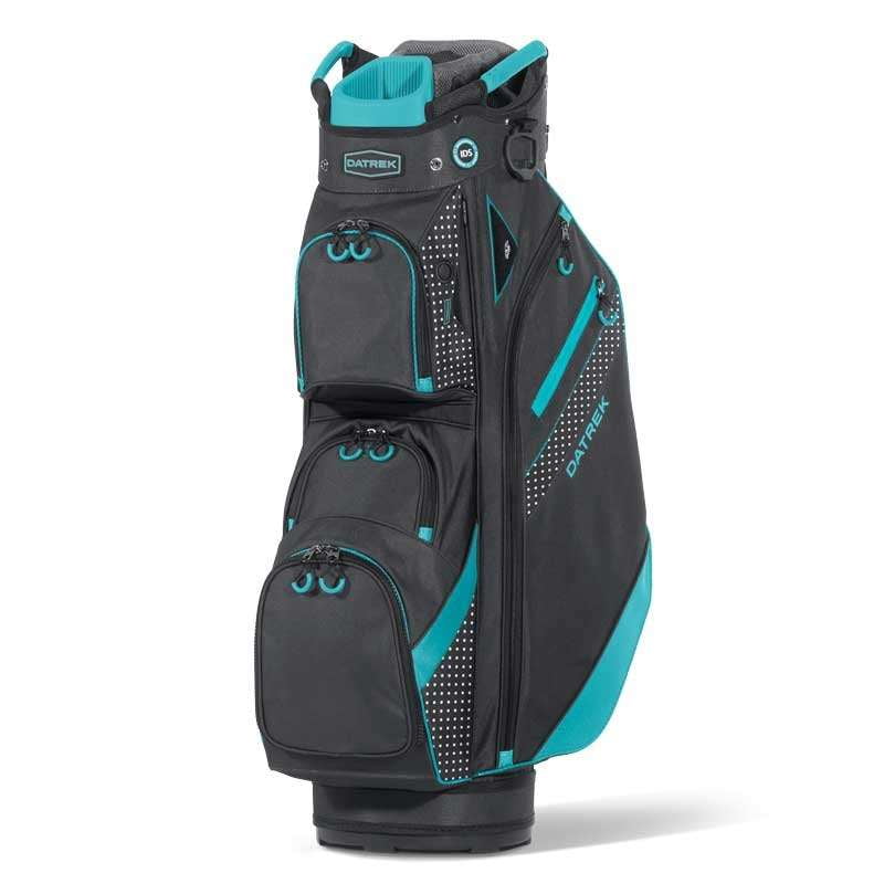 Datrek DG Lite III Black Turquoise White Dots Cart Golf Bag - Walmart.com