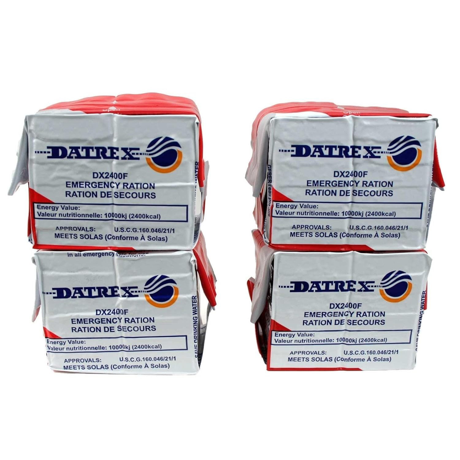 Datrex Emergency Survival 2400 Calorie Food Ration Bars (Pack of 10), 120 Bars - Walmart.com