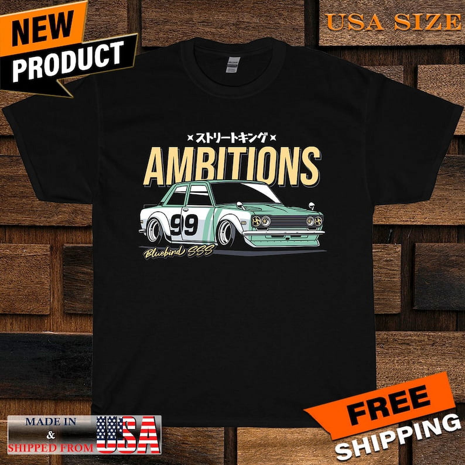 Datsun Car Classic Shirt Nostalgic Car Art, Legends series, Retro ...