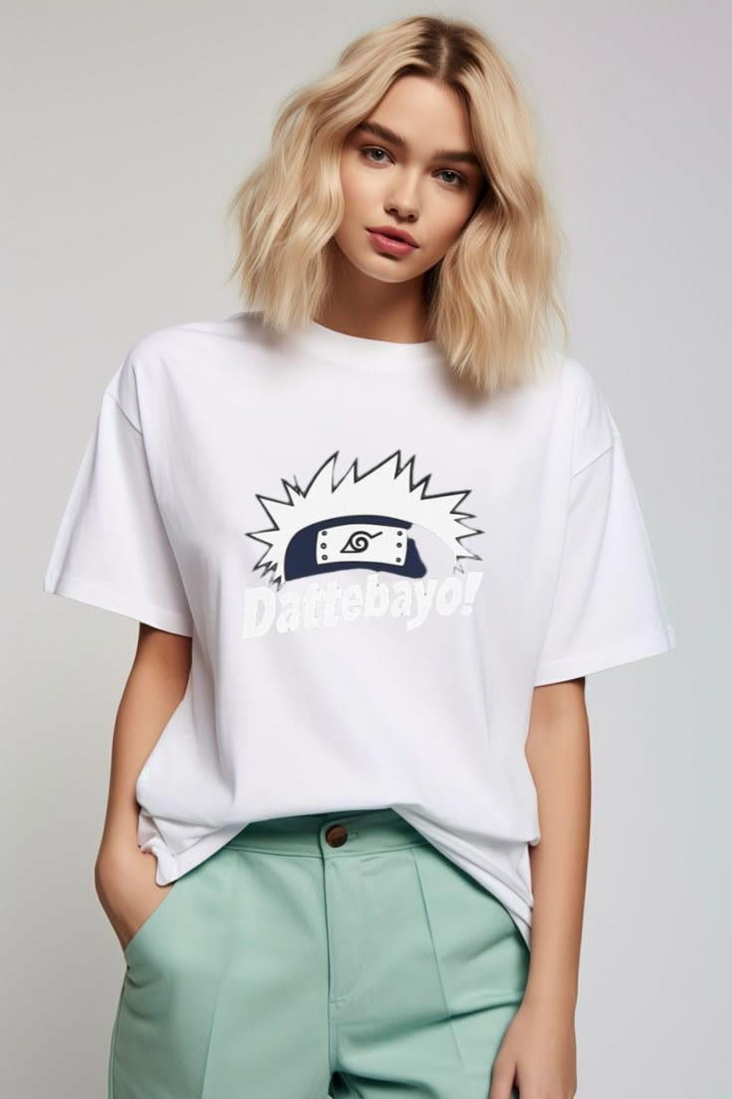 Dattebayo Anime Catchphrase Naruto Inspired Fan Otaku Graphic T-Shirt ...