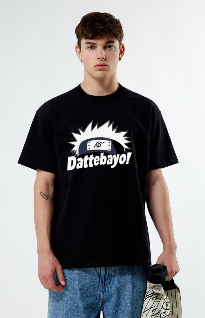 Dattebayo Anime Catchphrase Naruto Inspired Fan Otaku Graphic T-Shirt ...