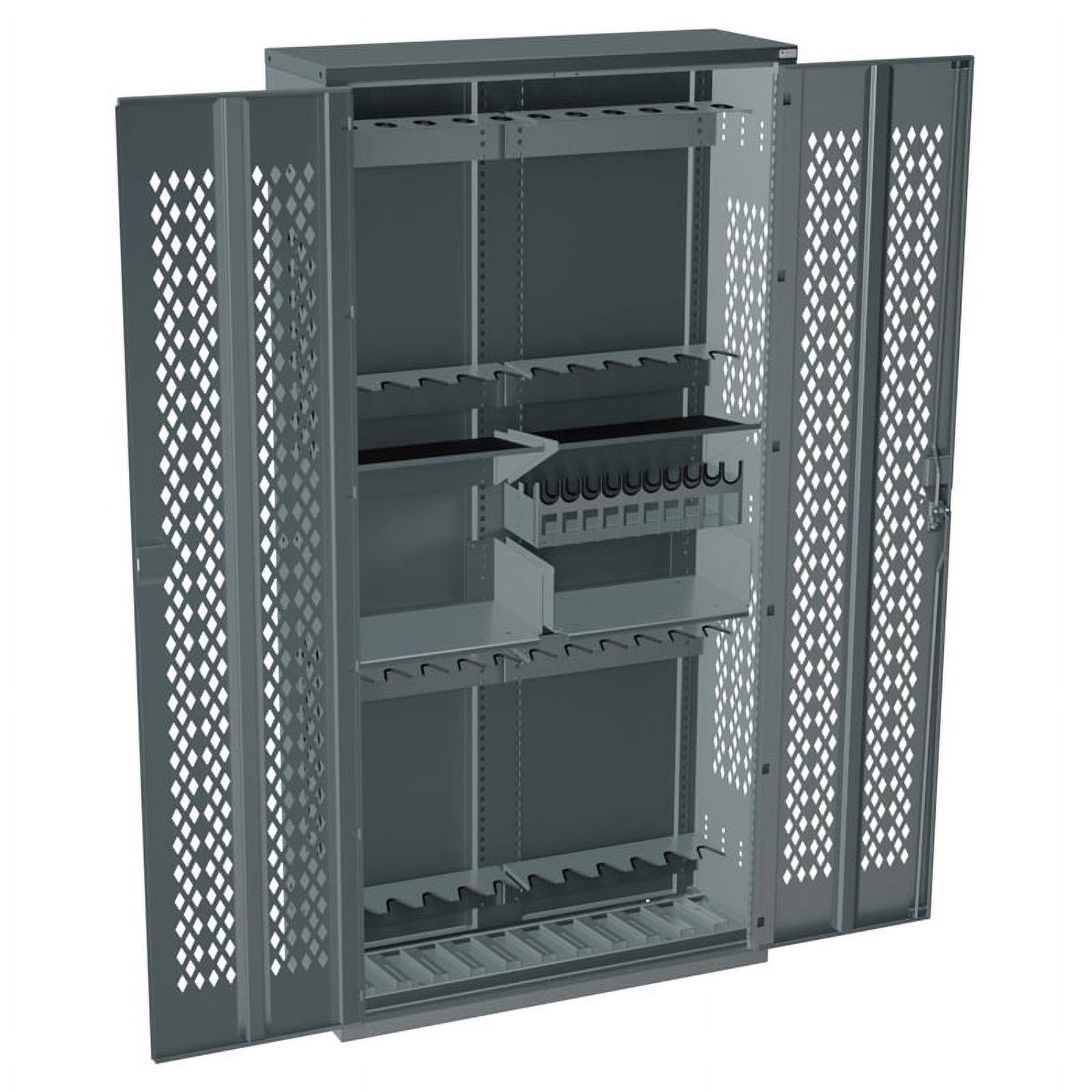 Datum Storage Solutions 2 Half Shelves Metal Weapon Cabinet in ...