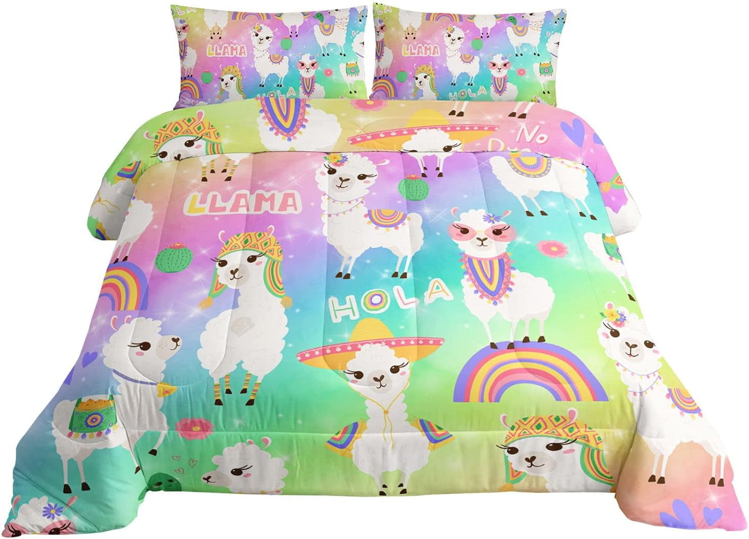 Datura home Space Butterfly Kids Comforter Bedding Set for Boys Girls ...