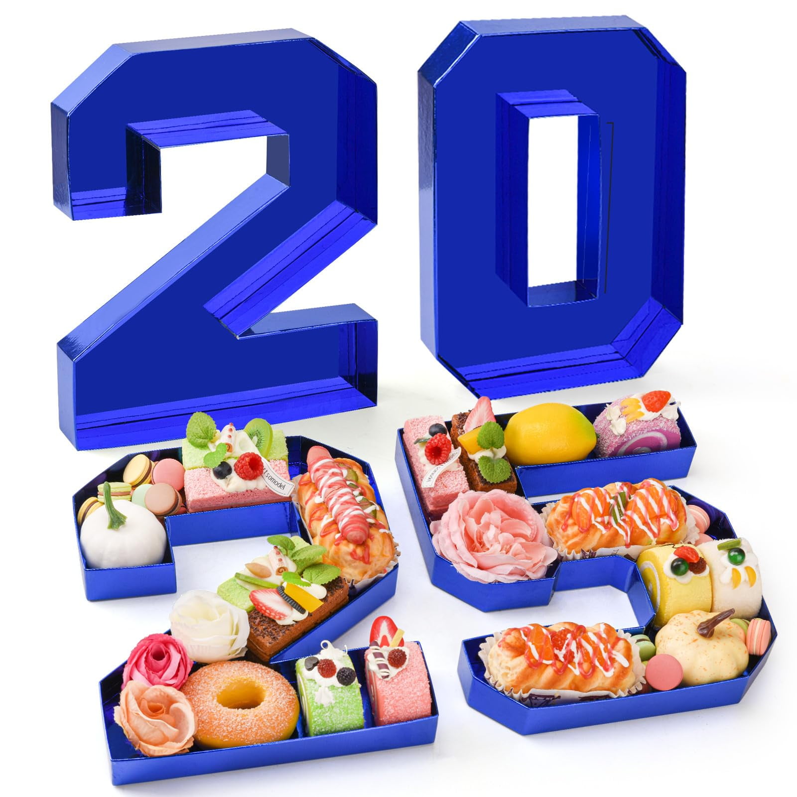 Datyiiha 2025 Set Cardboard Number for Charcuterie 10.2'' Fillable Tray ...