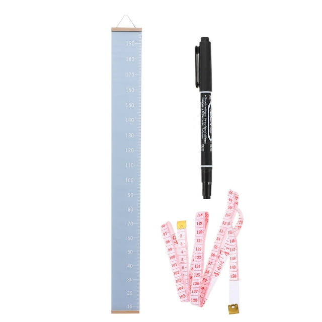 Daubers Height Measuring Ruler Wall Hanging Height Chart Baby 200x20x0 ...