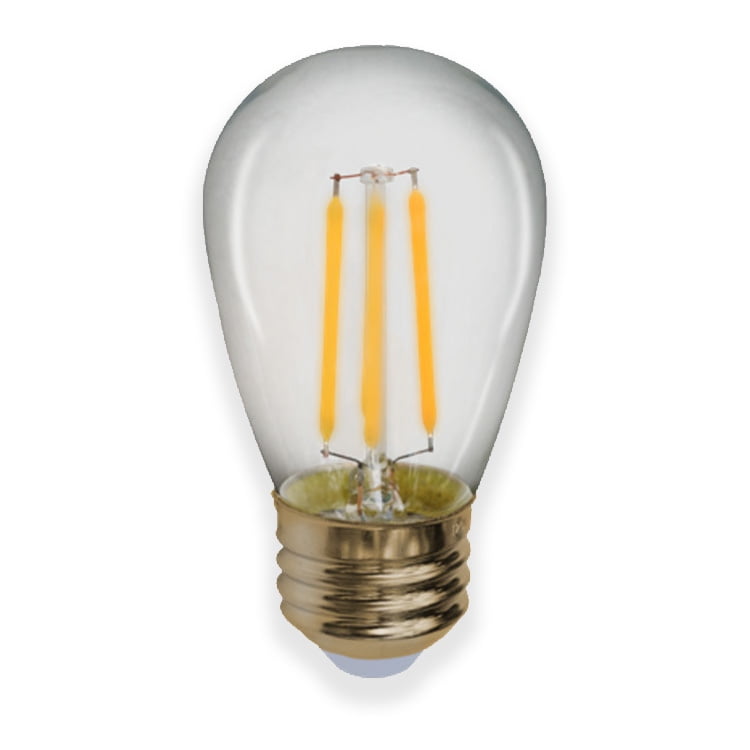 Dauer S14 Bistro String Light Filament Bulb, 12V, 2-Watt - Walmart.com