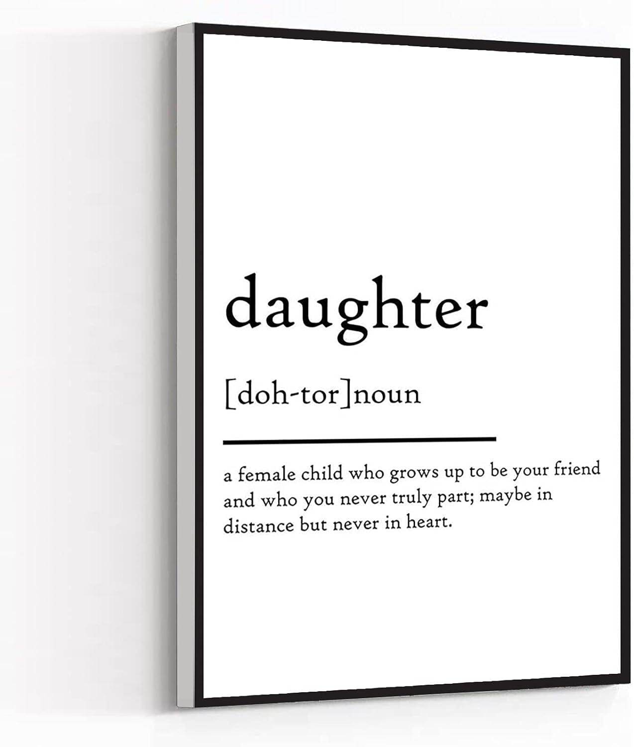 Daughter Definition Print,Daughter Definition Poster Painting Artwork ...