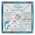 Daughter Dolphin Sunshine Necklace, Gold Love Knot Necklace - Walmart.com