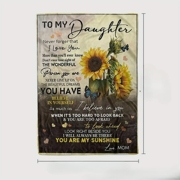 Daughter Gift, Daughter Gift from Mom, Blanket for Daughter, from Mom ...