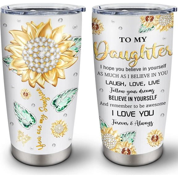 Daughter Gift from Mom Dad Tumbler 1PC - Daughters Cup - To My Girl ...