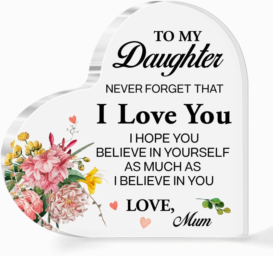 Daughter Gifts from Mom,I Love You Daughter Gifts,Sentimental Gift for ...