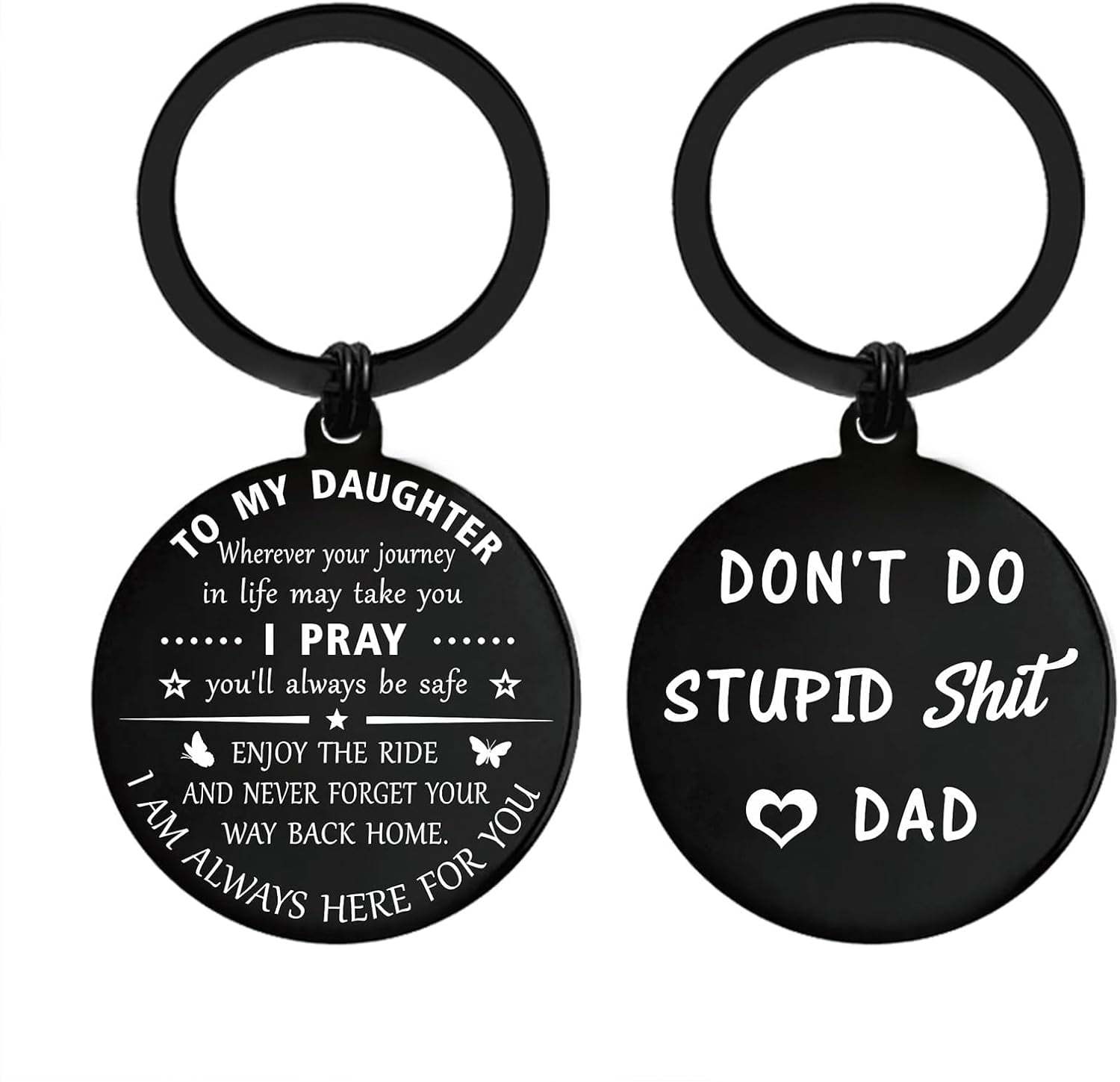 Daughter Gifts from Mom Dad, Daughter Keychain for Teen Girls, Love My ...