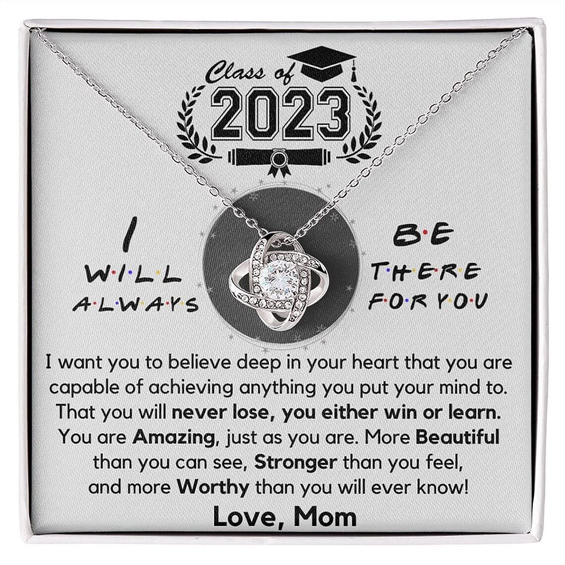 To My Daughter Graduation Necklace From Mom Or Dad, Necklace Daughter ...