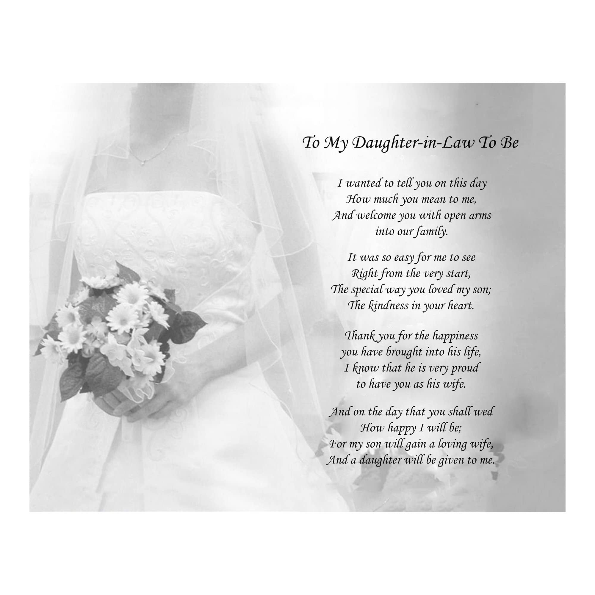 Daughter-In-Law To Be Inspirational Love Wall Decor - Welcome To Our ...