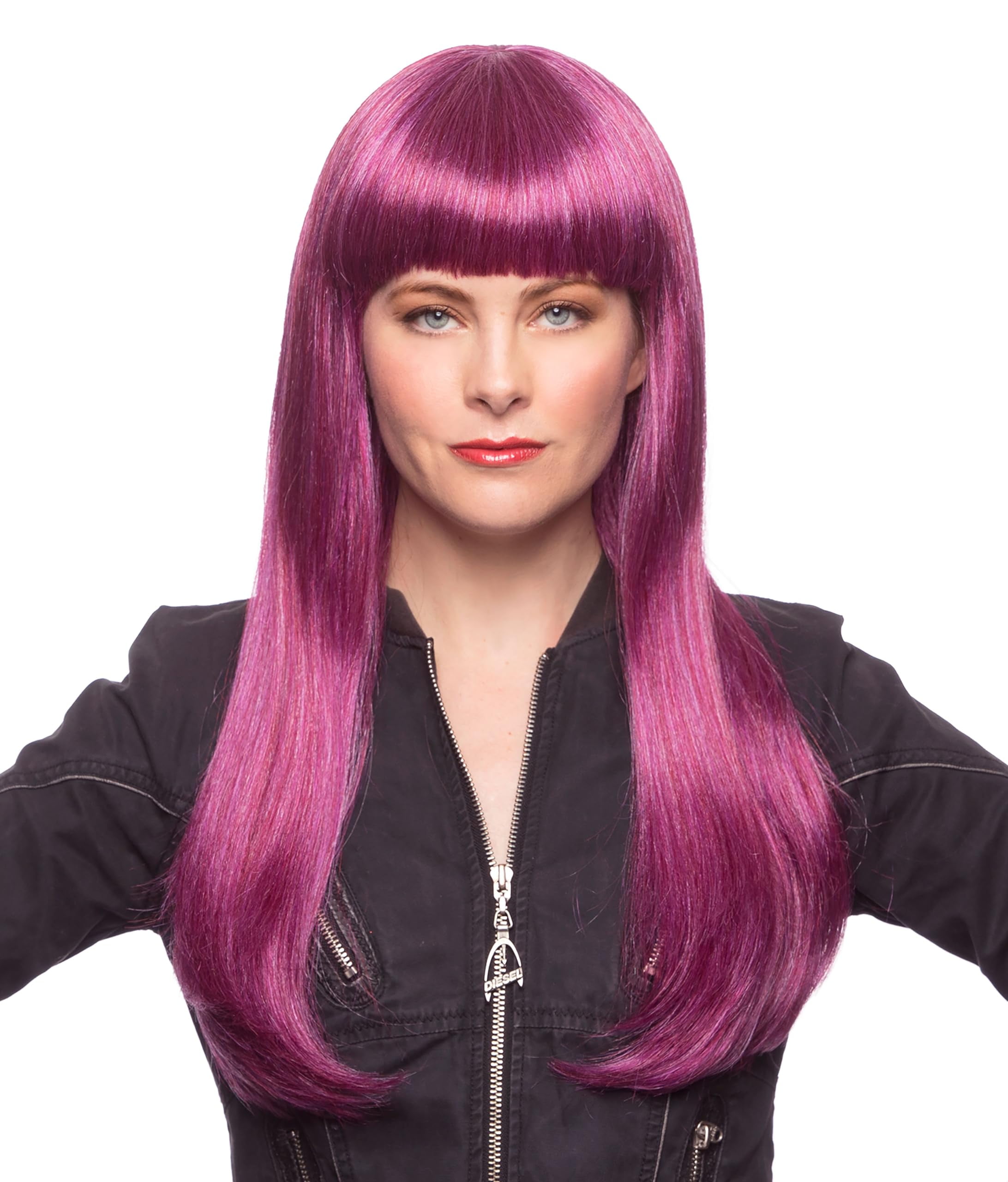 Daughter Mal Color Mixed Lavender - Enigma Costume Wigs Queen of Isle ...