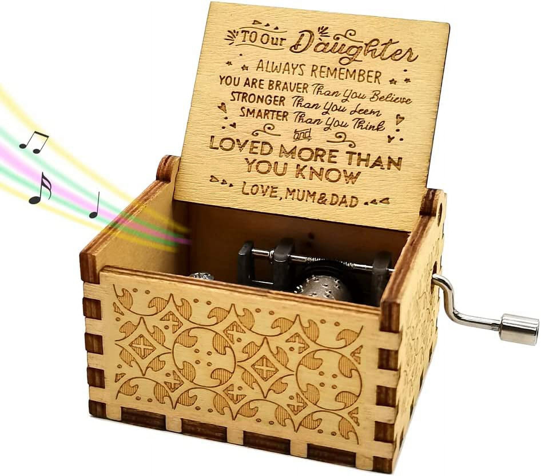 Daughter Music Box from Mum and Dad.Daughter Gifts from Mum and Dad ...
