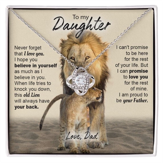 To My Daughter Necklace From Dad, Daughters From Dad, Father Daughter ...