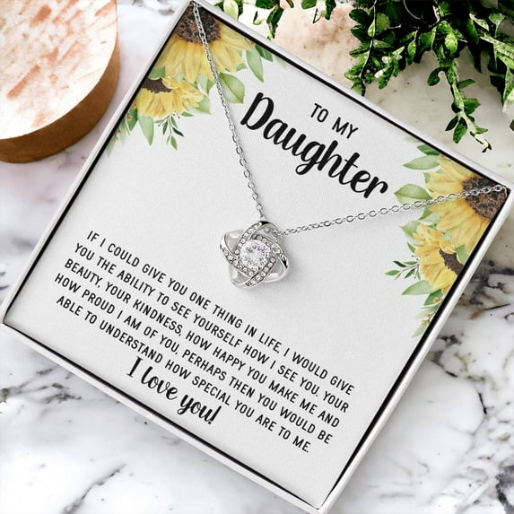 To My Daughter Necklace From Mom Daughter From Mother Sentimental ...