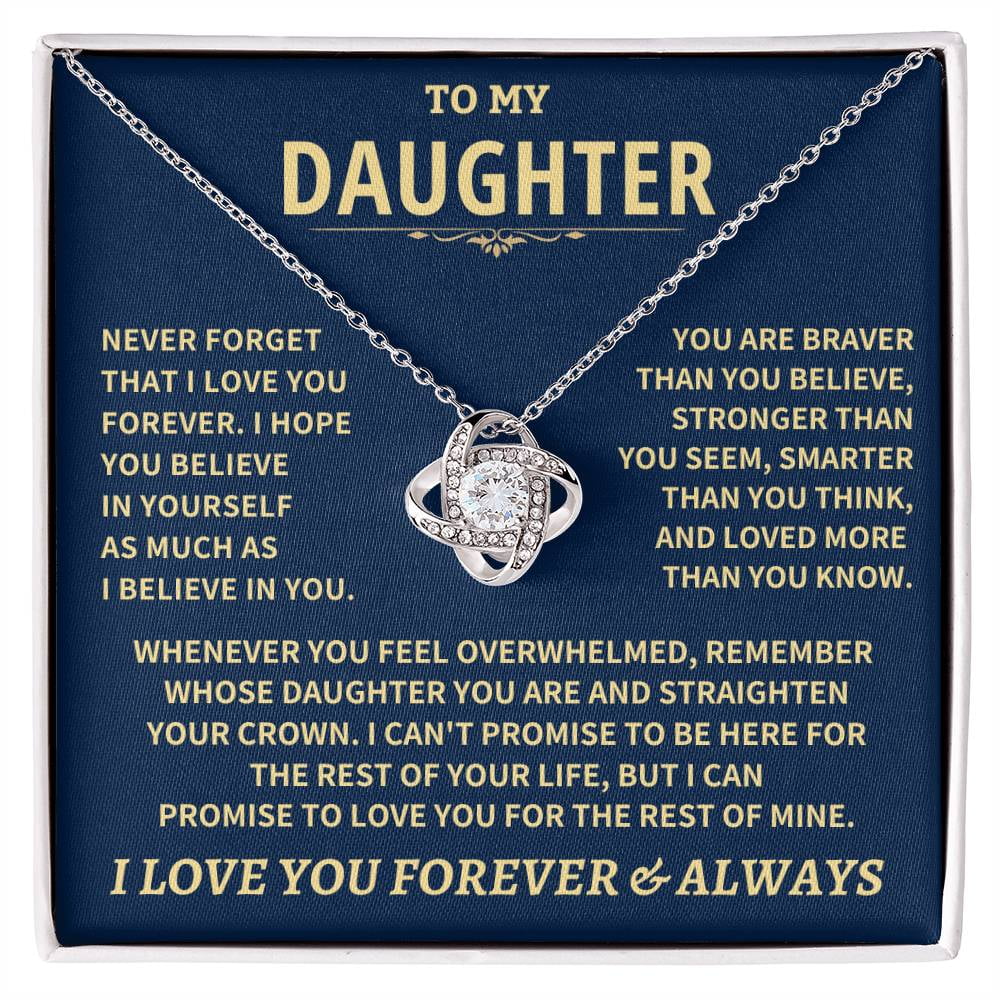 Daughter -Never Forget, A Loving Keepsake From Mom Or Dad, Perfect For ...