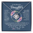 Daughter Someday Pages End Necklace, White Love Knot Necklace - Walmart.com