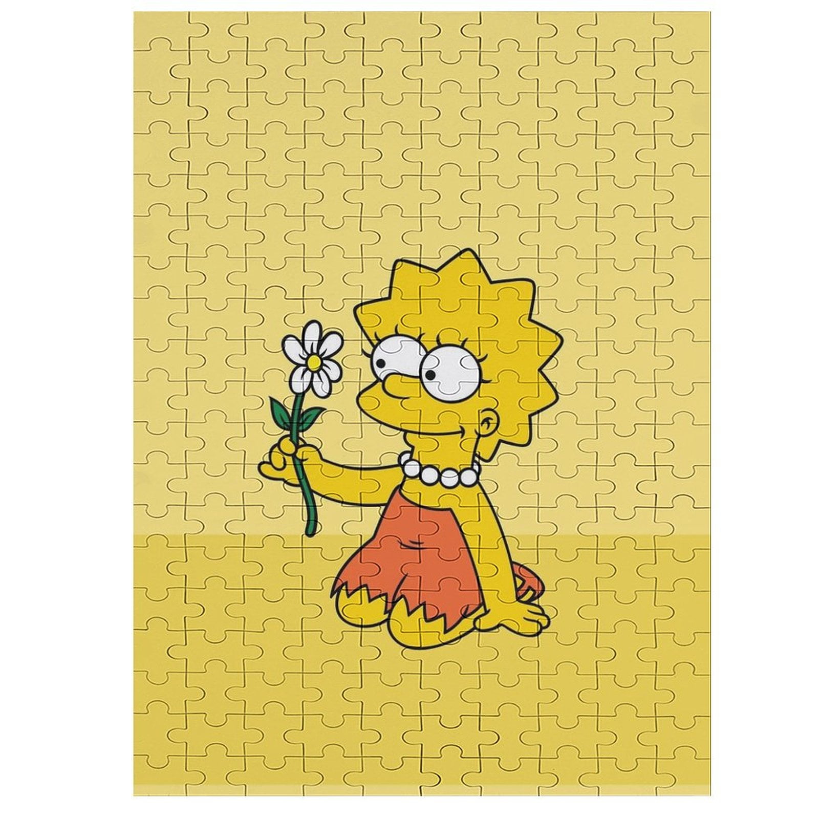 Daughter The Simpsons Wooden Puzzle Home Decoration Interlocking Jigsaw ...