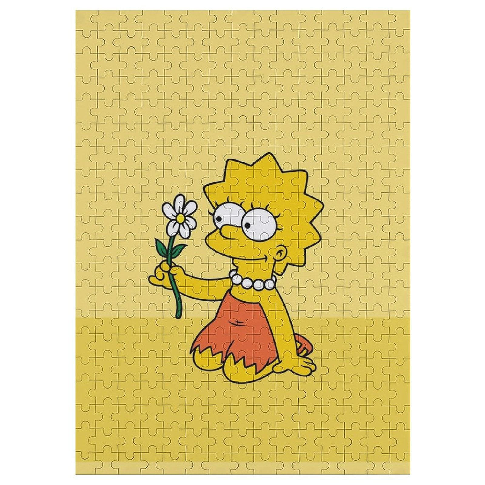Daughter The Simpsons Wooden Puzzle Home Decoration Interlocking Jigsaw ...