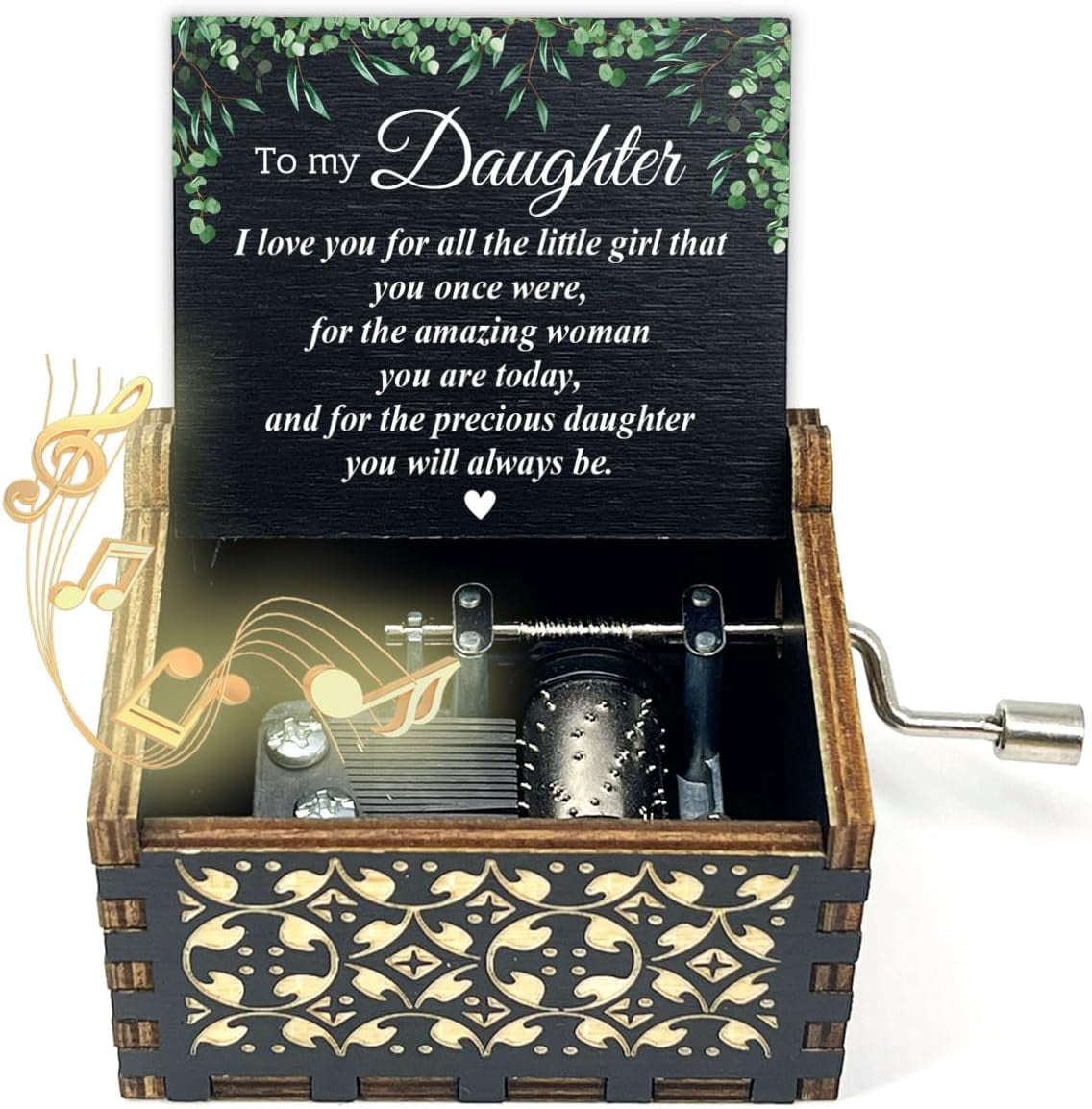 To My Daughter Wooden Music Box, Daughter Gifts from Mom, You Are My ...