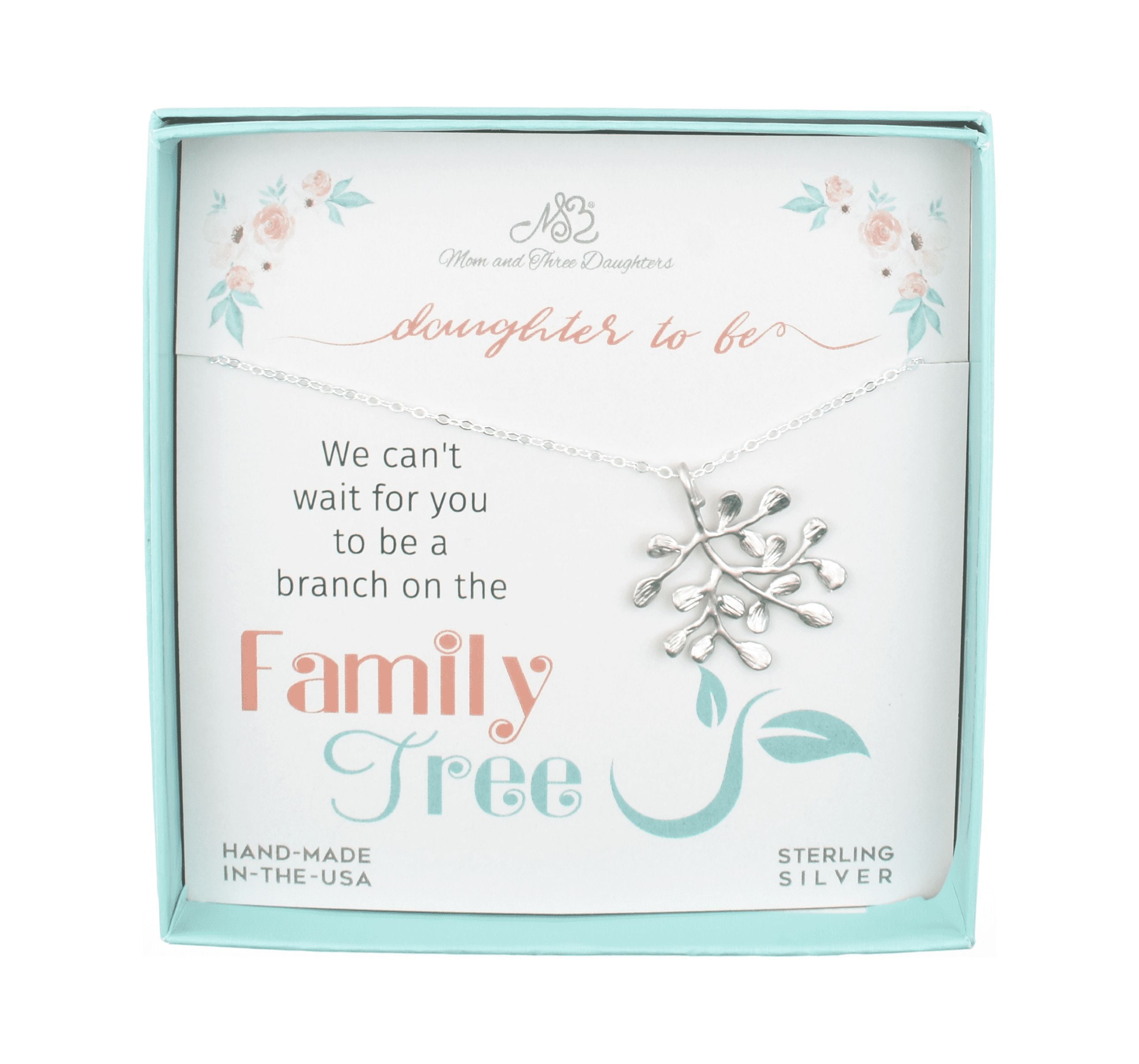 Daughter to Be Necklace. Gift for Future Daughter-In-Law. Family Tree ...