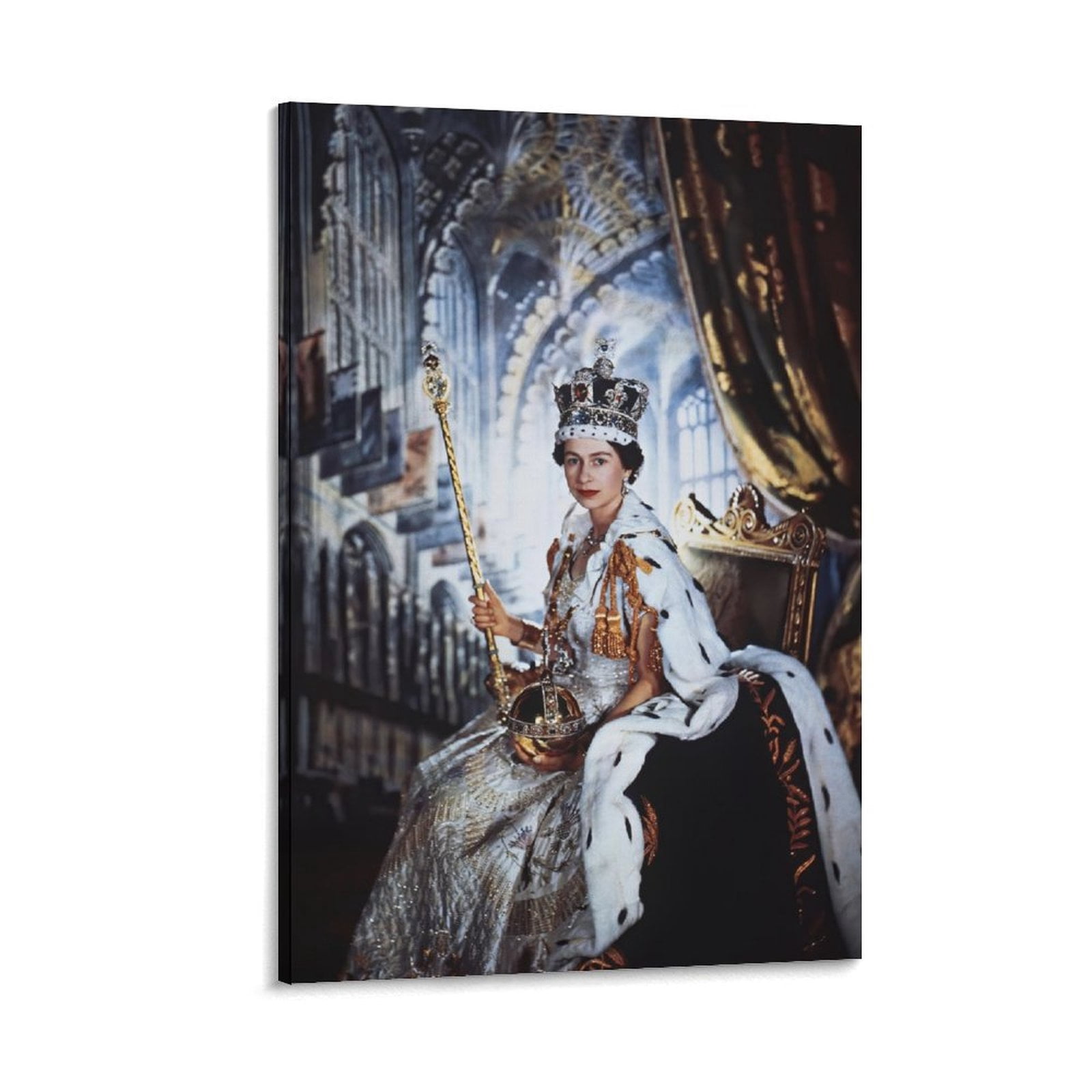Daughters of British Monarchs Elizabeth II Retro Celebrity Poster ...