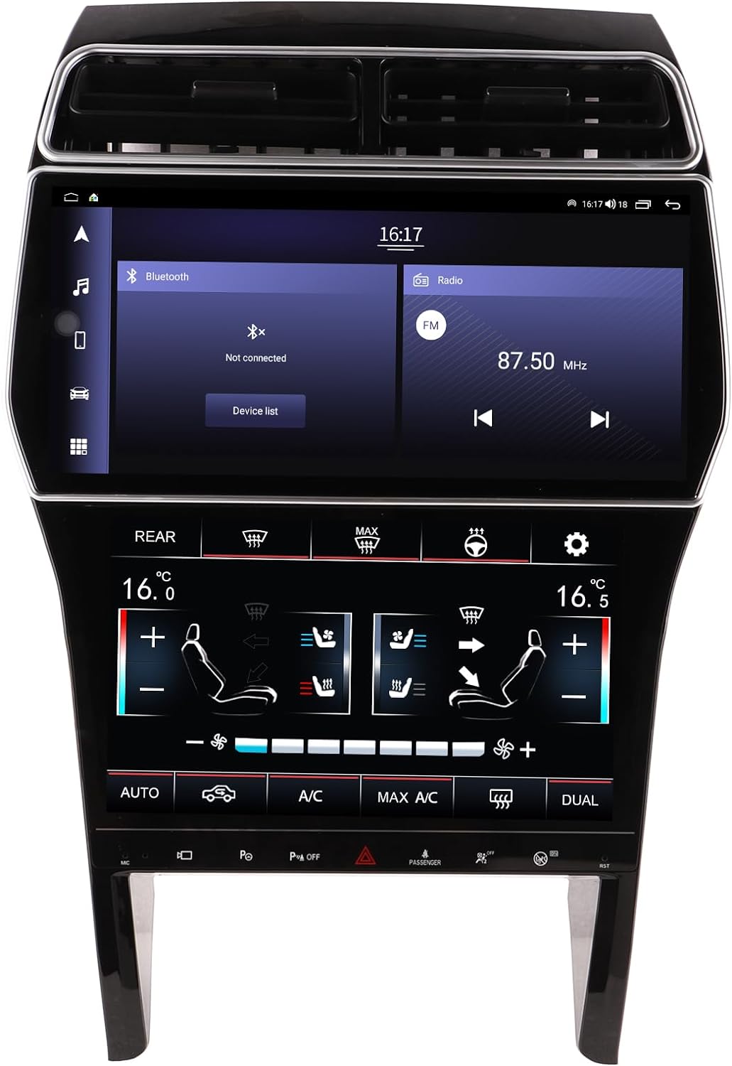 Daul Screen Car Radio Stereo for Ford Explorer Interceptor 2016-2019 ...