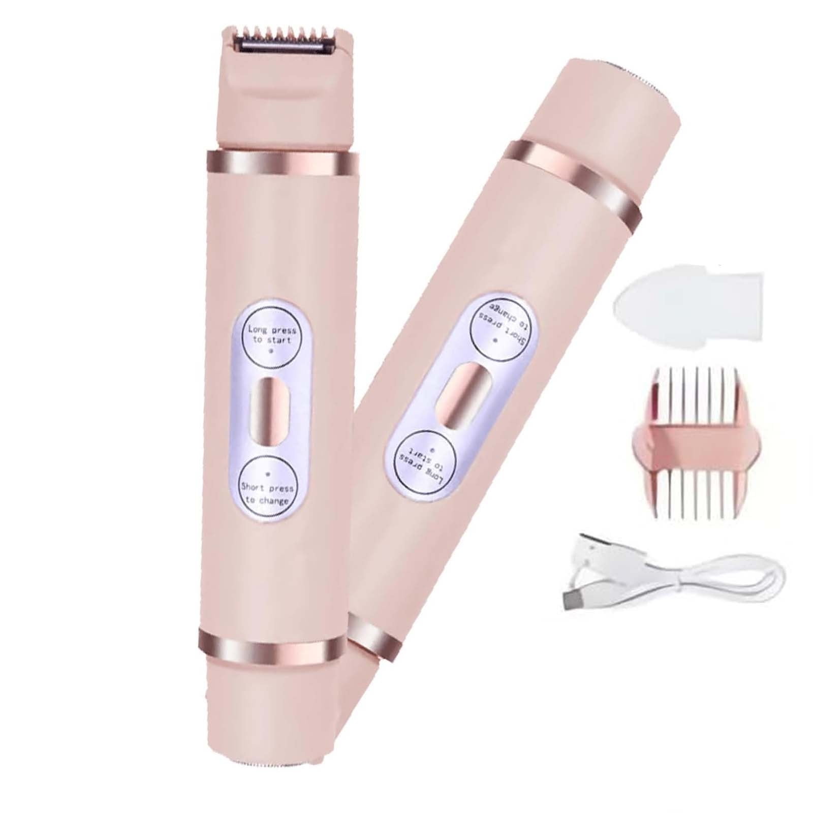 Daul-head Trimmer, 2-in-1 Electric Shaver, Women's Intimate Area, Intimate Razor for Women ...