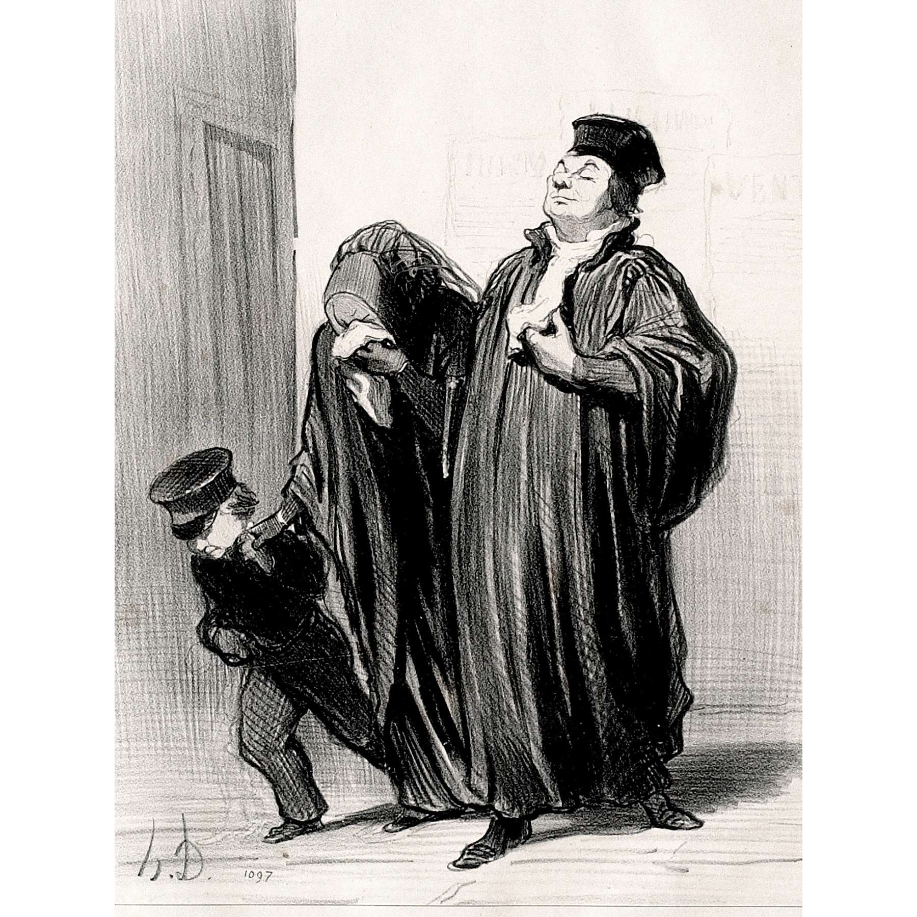 Daumier It'S True You Lost Your Lawsuit Extra Large XL Wall Art Poster ...