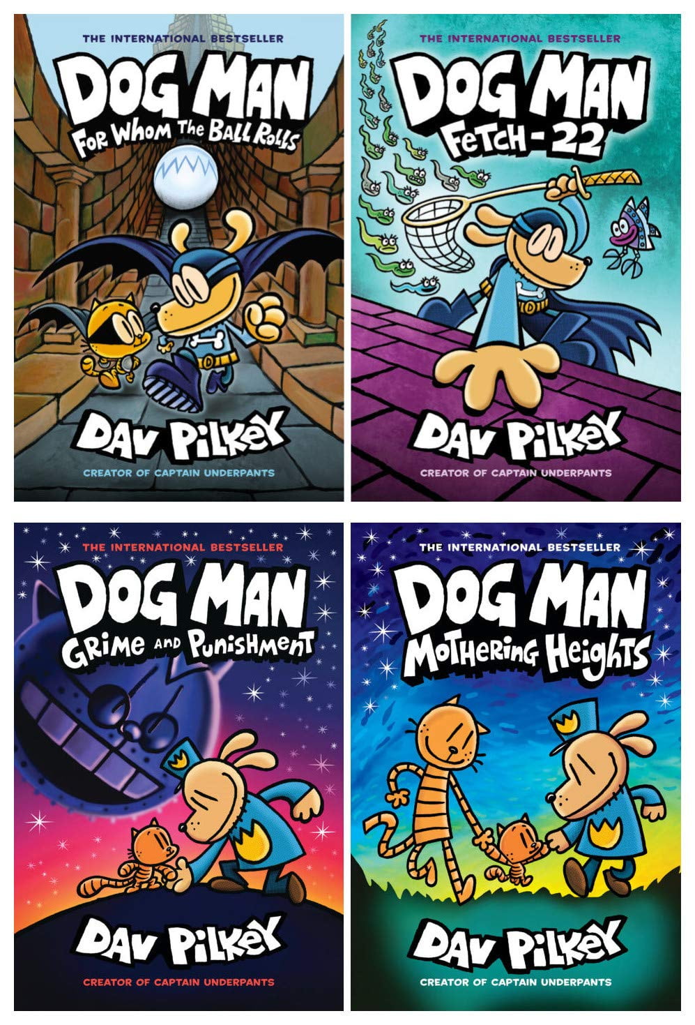 Dav Pilkey’s Dog Man Adventures Vol. 7–10 – Brawl of the Wild to ...