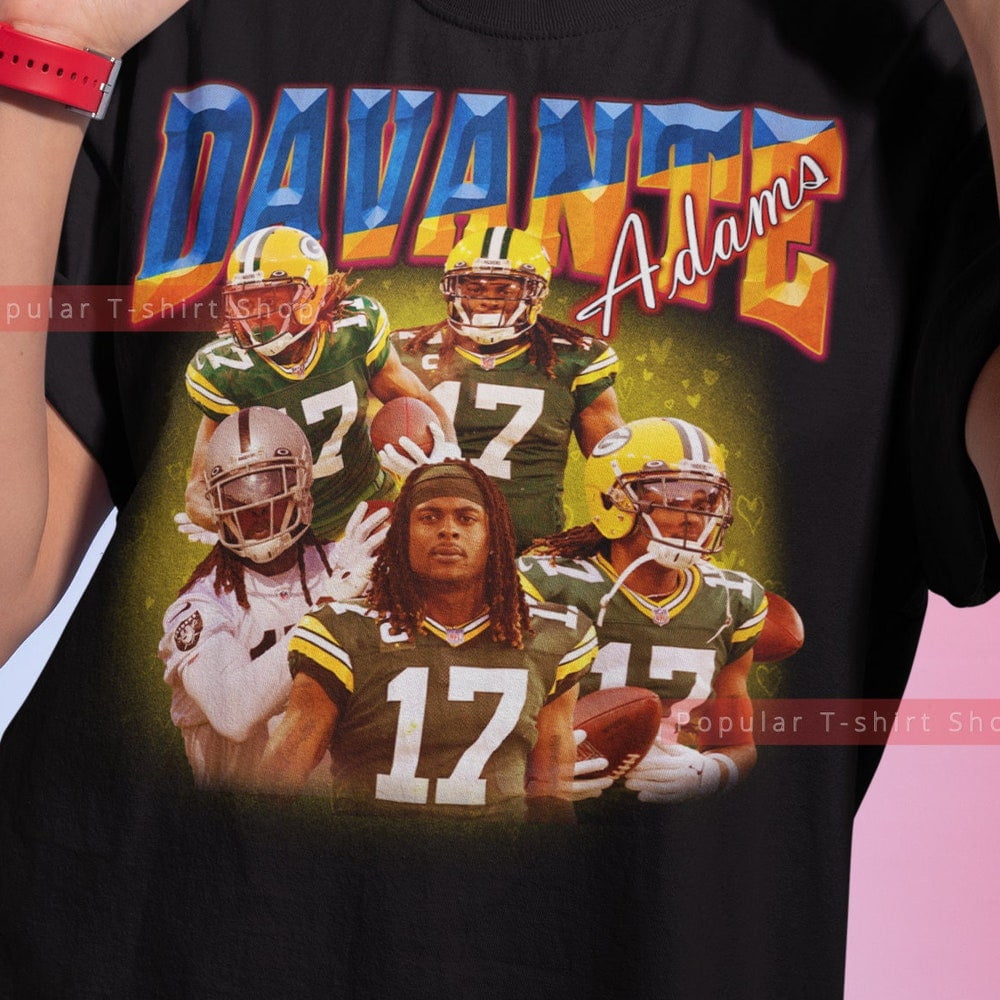 Davante Adams Vintage Unisex Shirt, Vintage Davante Adams TShirt Gift ...