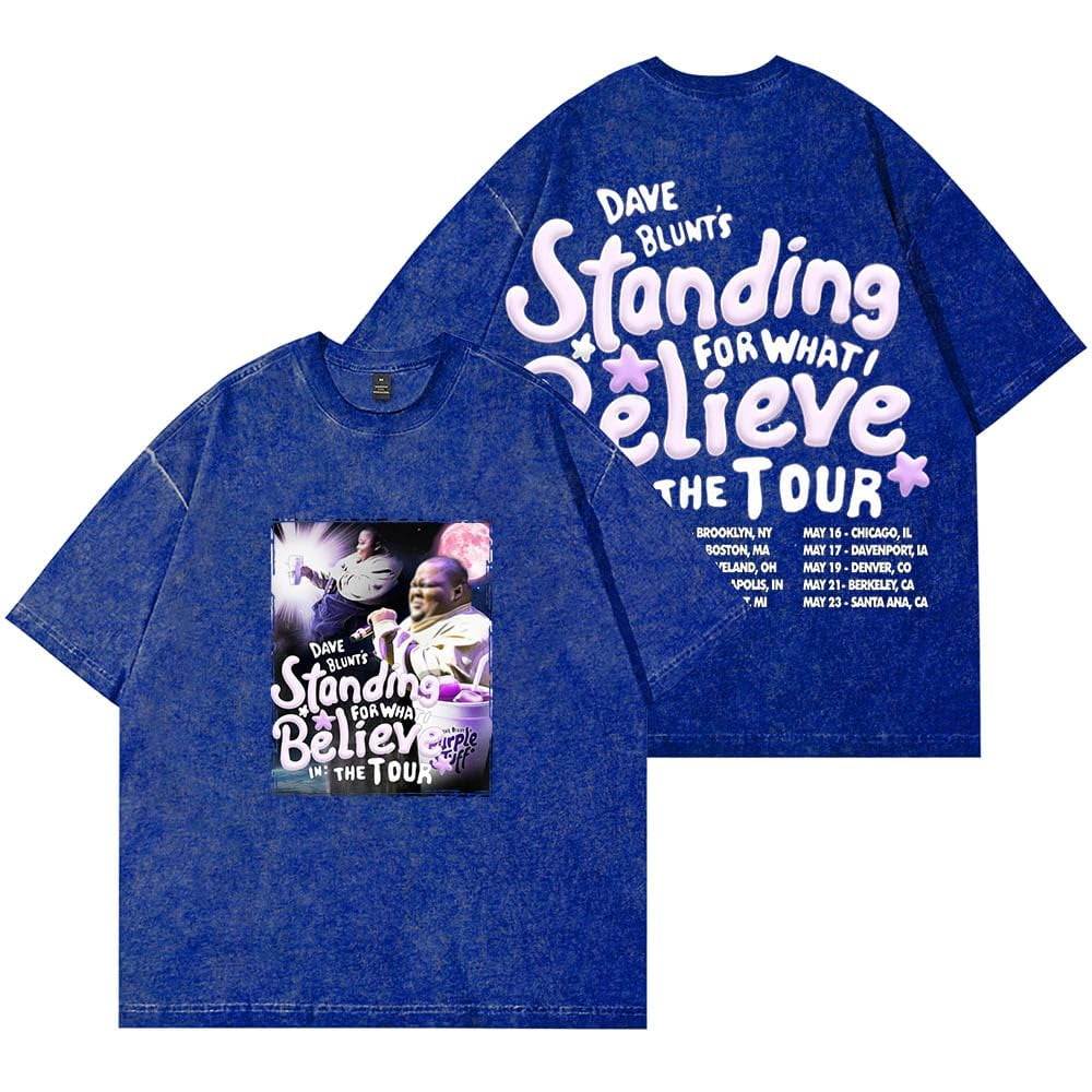Dave Blunts Standing For What I Believe In Tour 2025 Washed T-Shirt ...