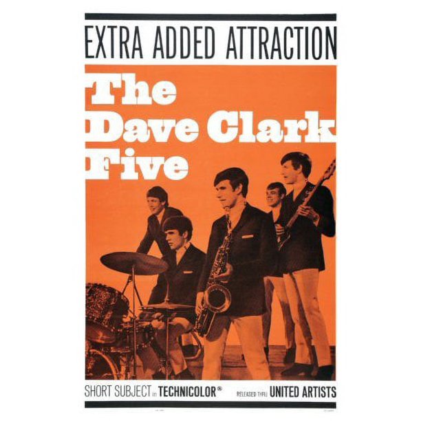 Dave Clark Five Poster 24Inx36In Art Poster 24x36 Multi-Color Square ...