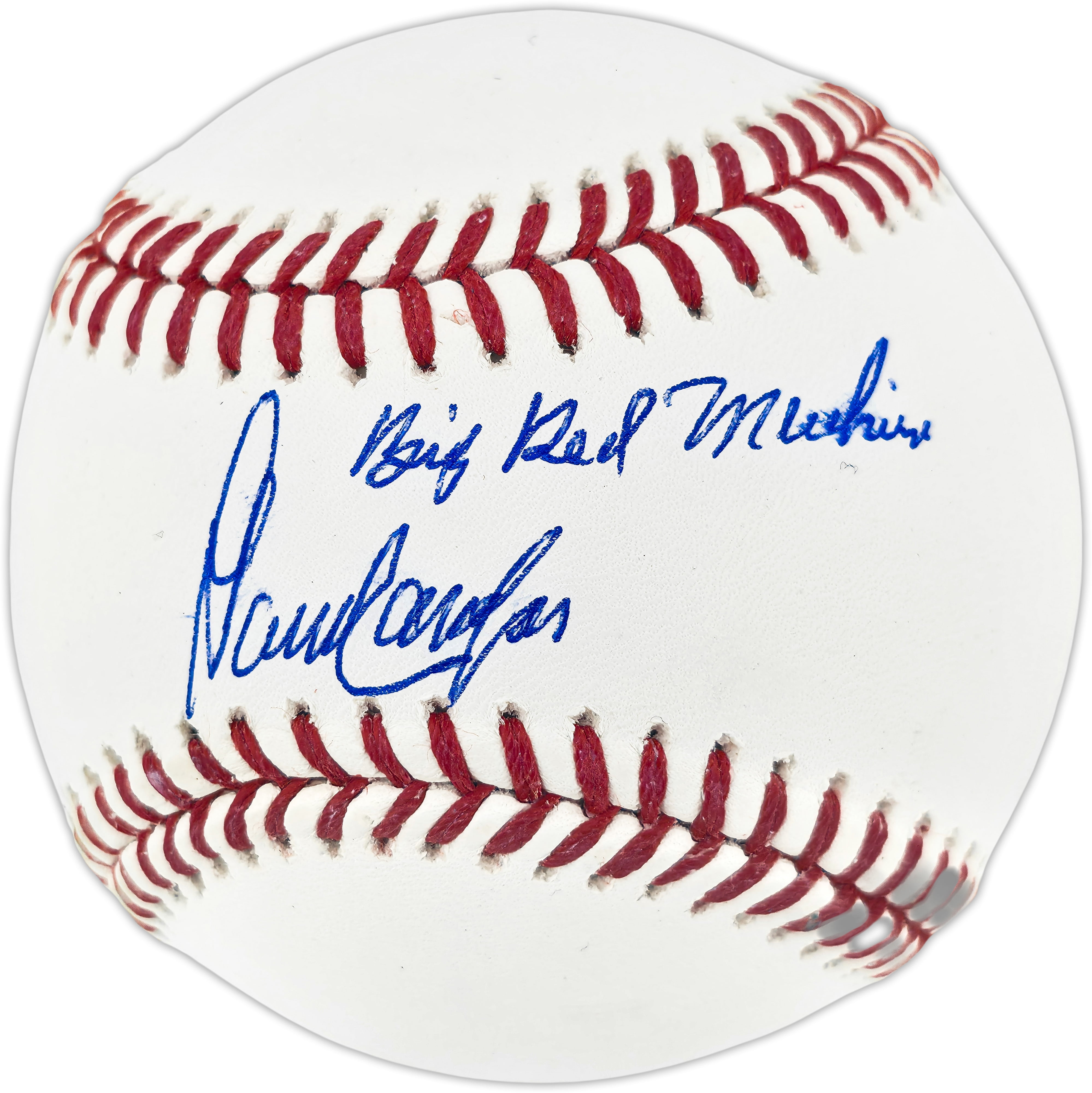 Dave Concepcion Autographed Official MLB Baseball Cincinnati Reds "Big ...