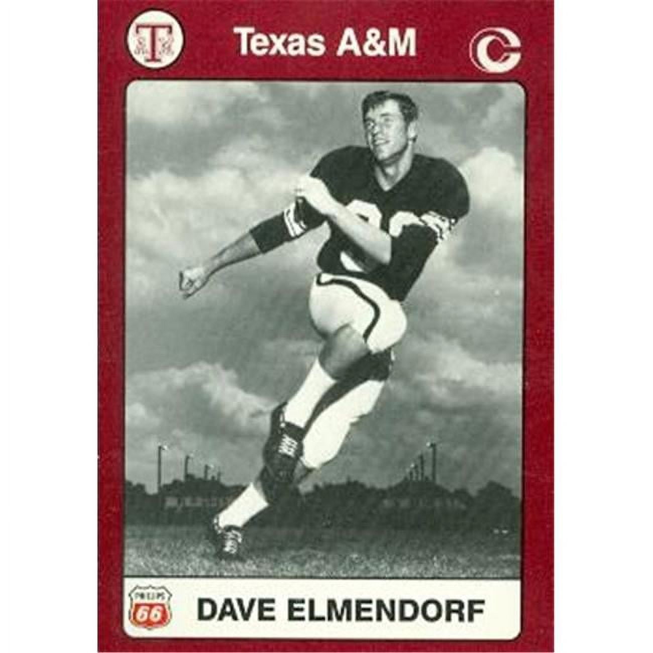 Dave Elmendorf Football Card (Texas A&M) 1991 Collegiate Collection No ...