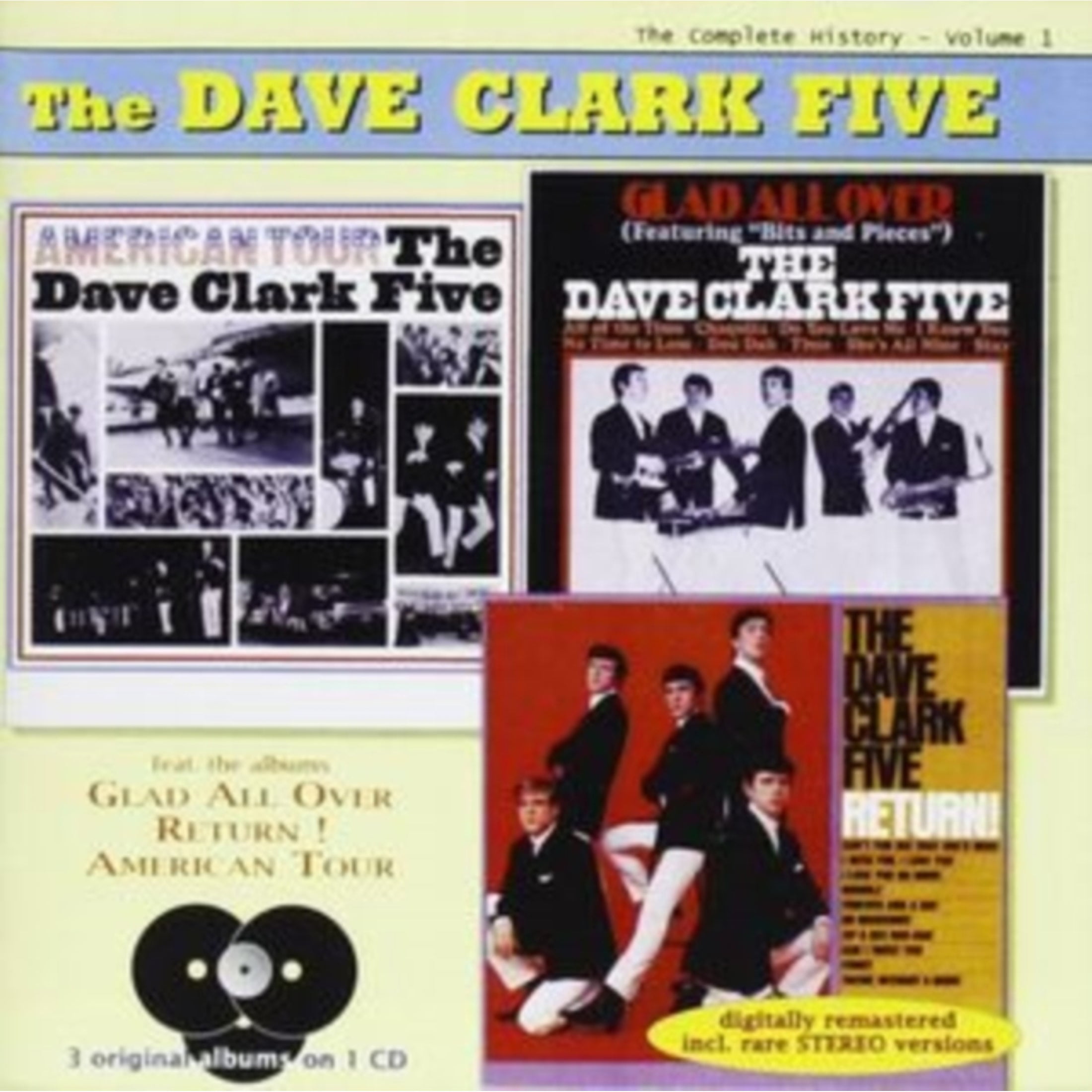 Dave Five Clark - Stereo LP Collection, Vol. 1-3 LPs On 1 CD-33 Cuts-26 ...