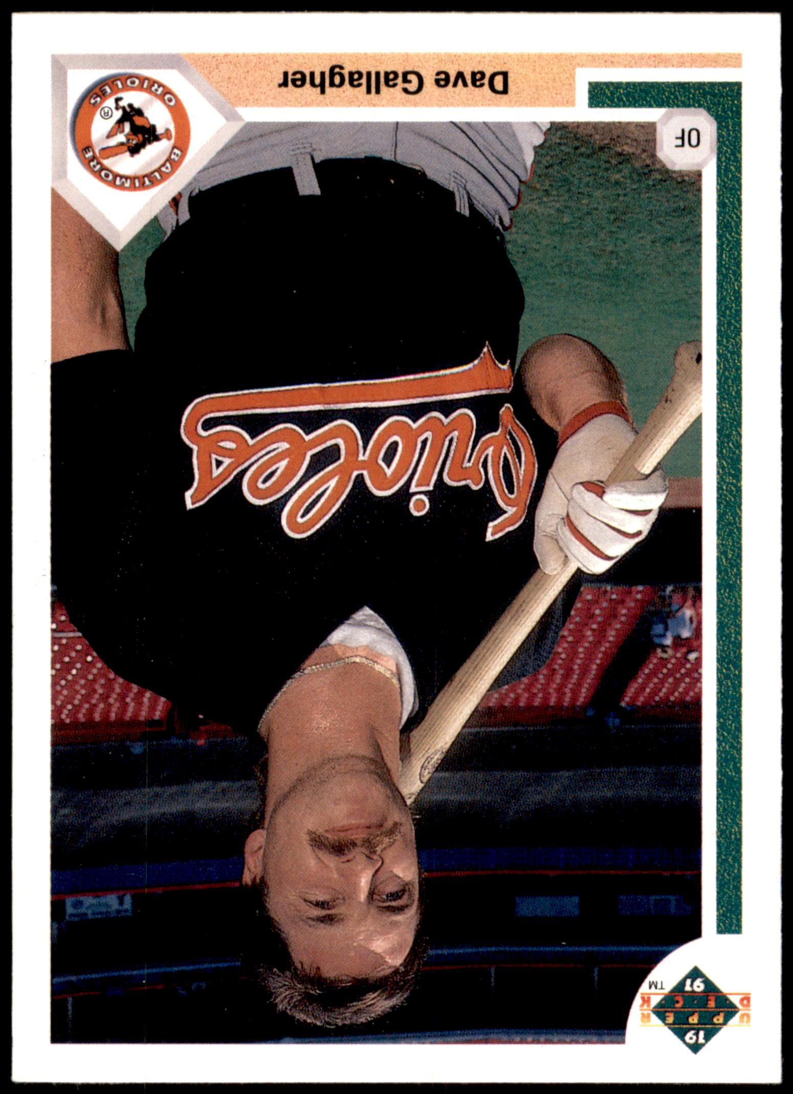 Dave Gallagher #508b 1991 Upper Deck - Walmart.com