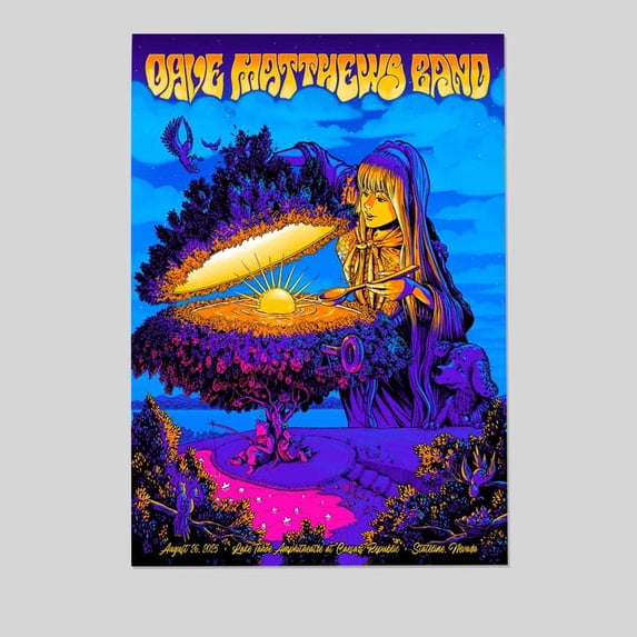 Dave Matthews Band All Gig Posters, DMB Big Sky Events Arena Montana ...