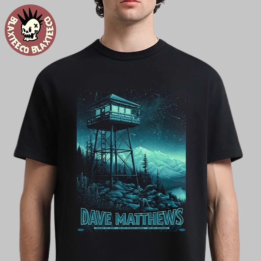 Dave Matthews Band Big Sky Montana 2025 T-Shirt, Dave Matthews Band Big ...