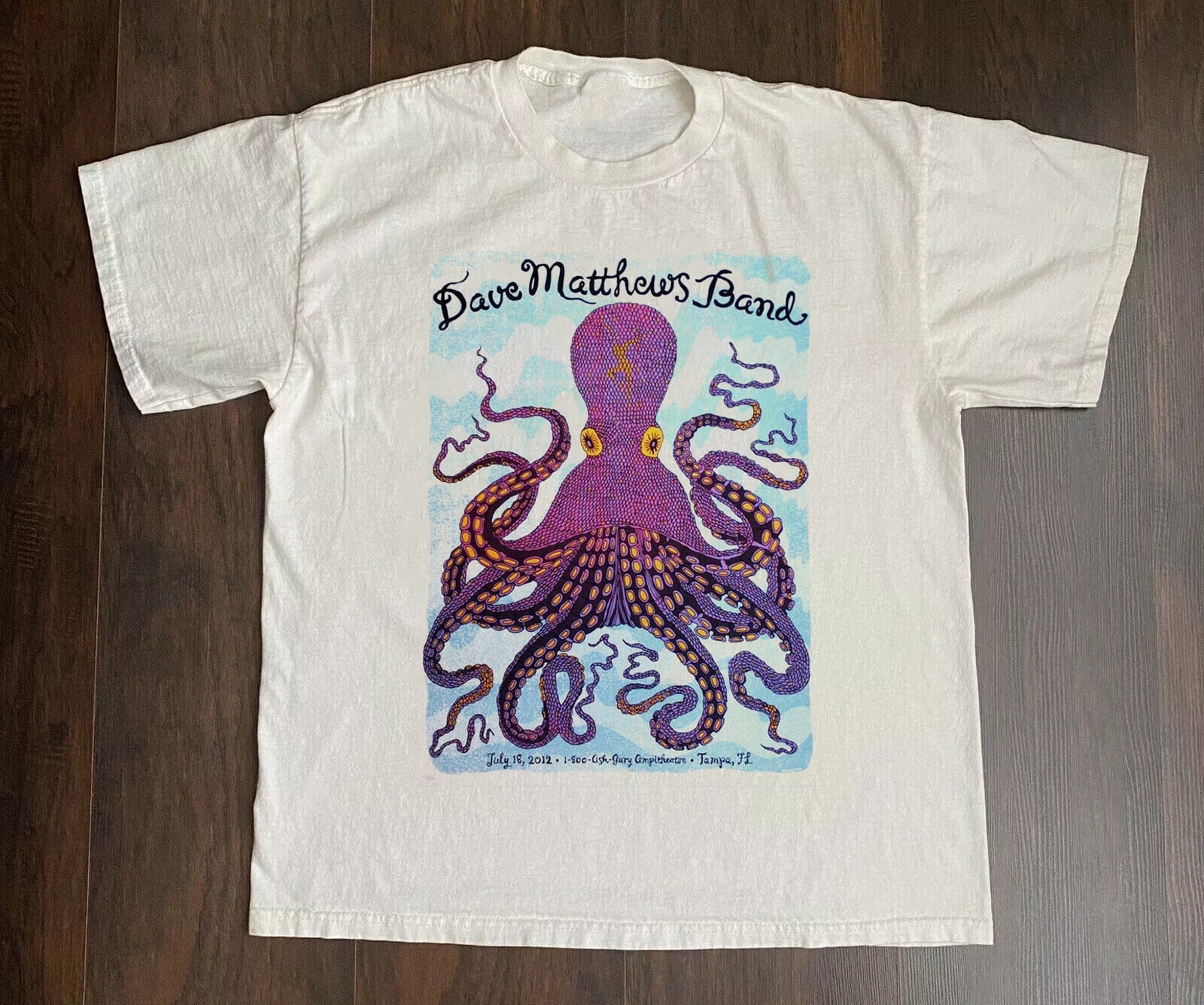 Dave Matthews Band Live in Concert Short Sleeve T Shirt Full Size S-5XL ...