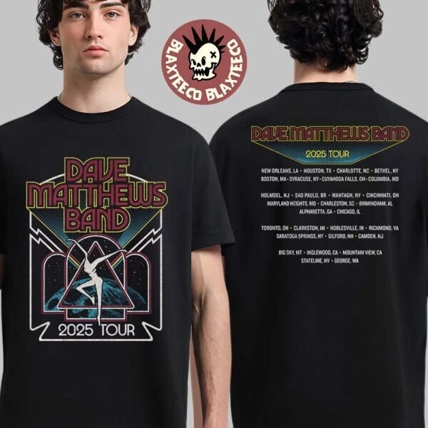 Dave Matthews Band Shirt, Dave Matthews Band 2025 Tour Shirt, Two Sided ...