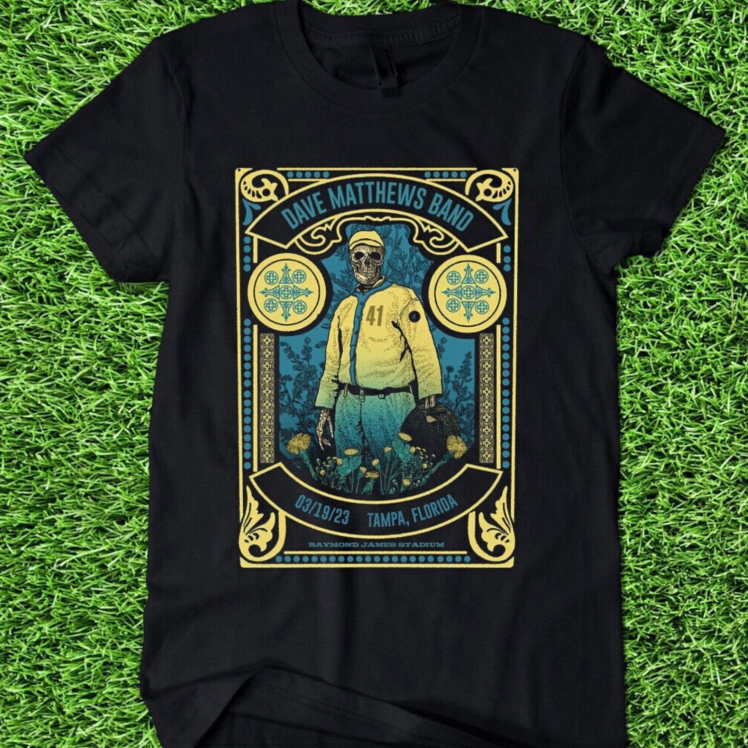 Dave Matthews Band Tampa Florida Cotton Back Full Size Men Women Shirt ...