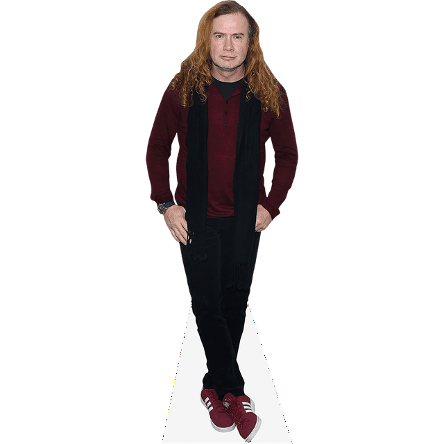 Dave Mustaine (Casual) Mini Cardboard Cutout Standee - Walmart.com