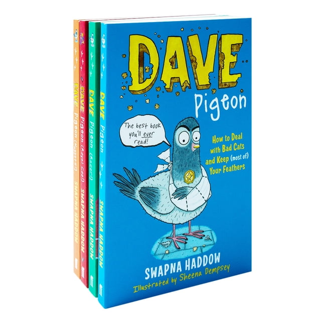 Dave Pigeon Collection 4 Books Set By Swapna Haddow (Dave Pigeon ...