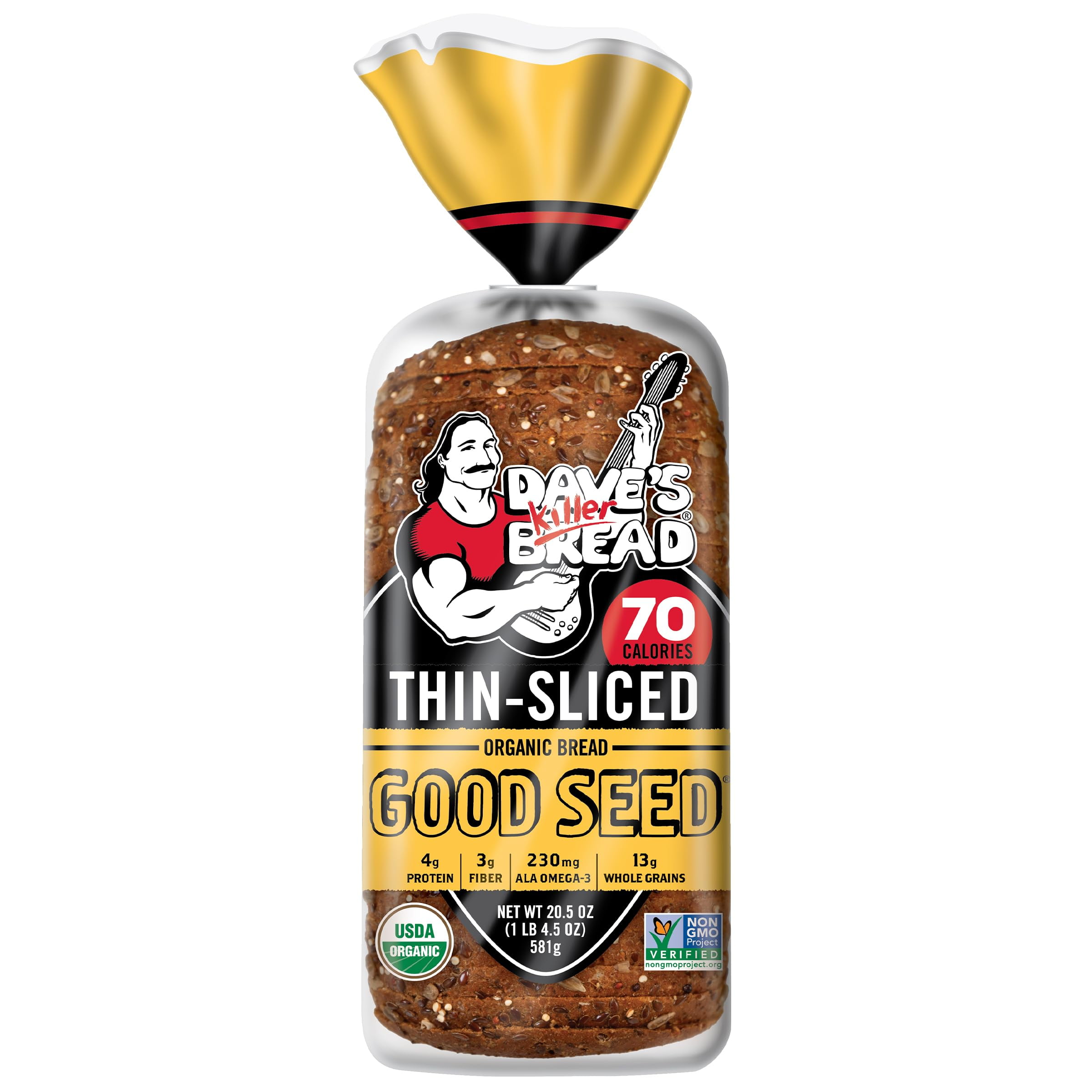 Dave'S Killer Bread Good Seed Thin-Sliced, Organic Bread, 13G Whole ...